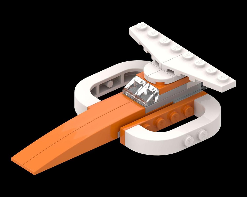 LEGO MOC 31071 Micro Scale Spaceship by BrickCastleFan | Rebrickable ...