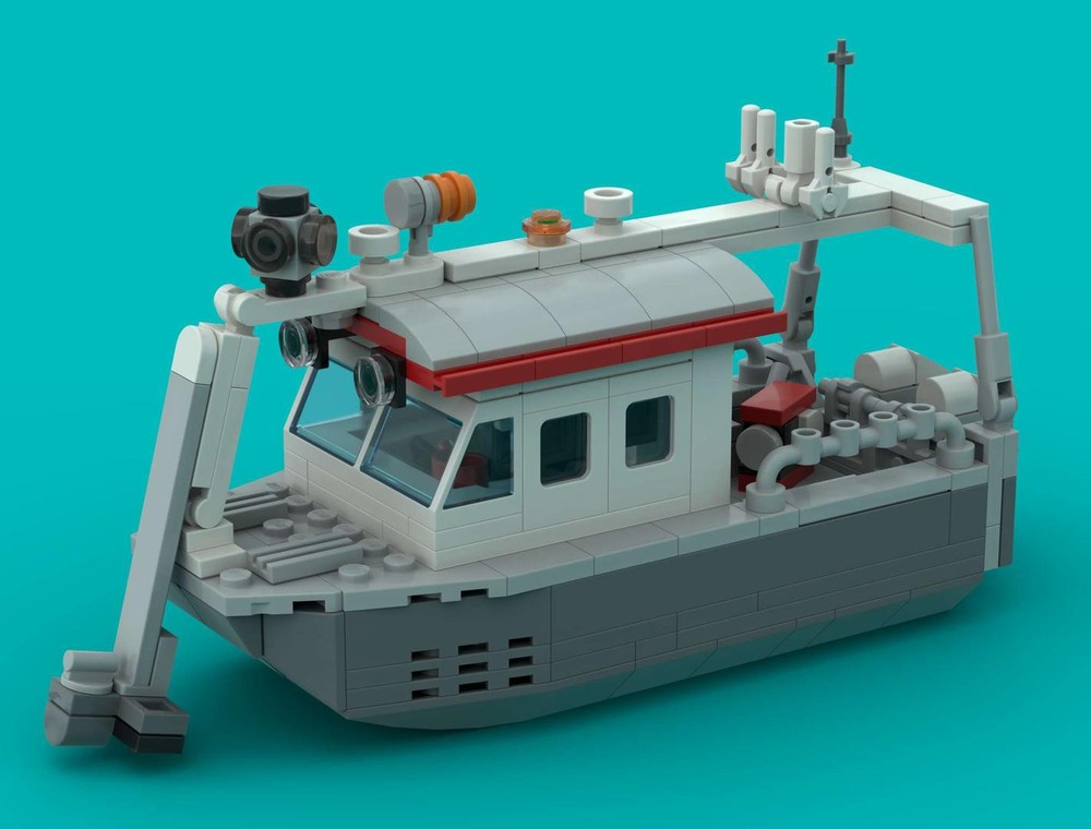 LEGO MOC Light Geophysical Survey Vessel by VictorBuilds | Rebrickable ...