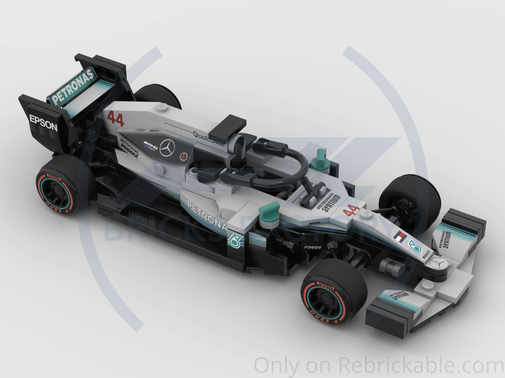 LEGO MOC F1 Mercedes W09 by Pit Lane Bricks Factory | Rebrickable ...