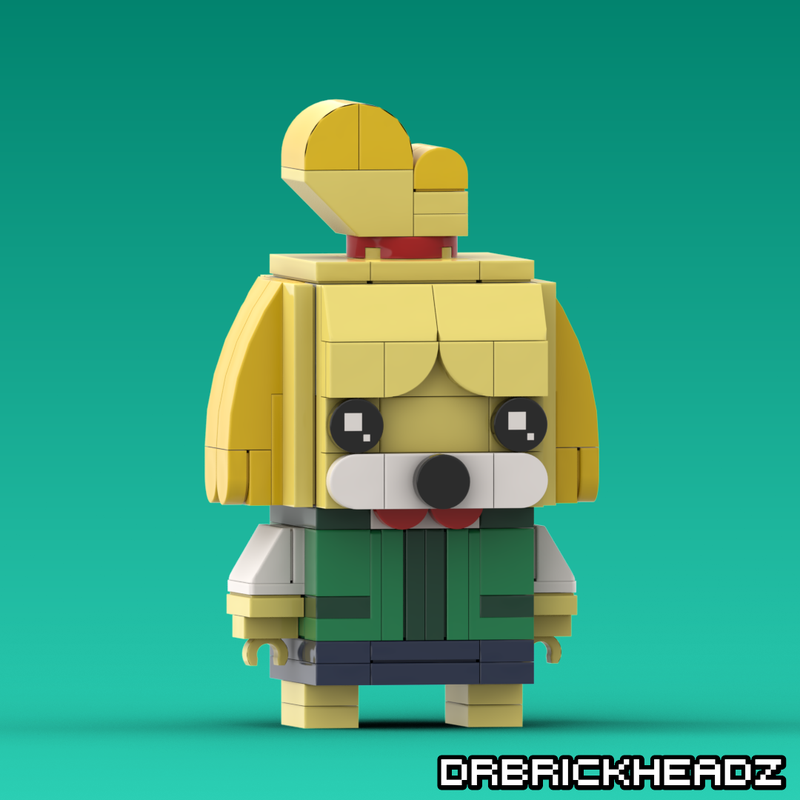 LEGO MOC-194923 Isabelle (Animal Crossing) Brickheadz by DrBrickheadz ...