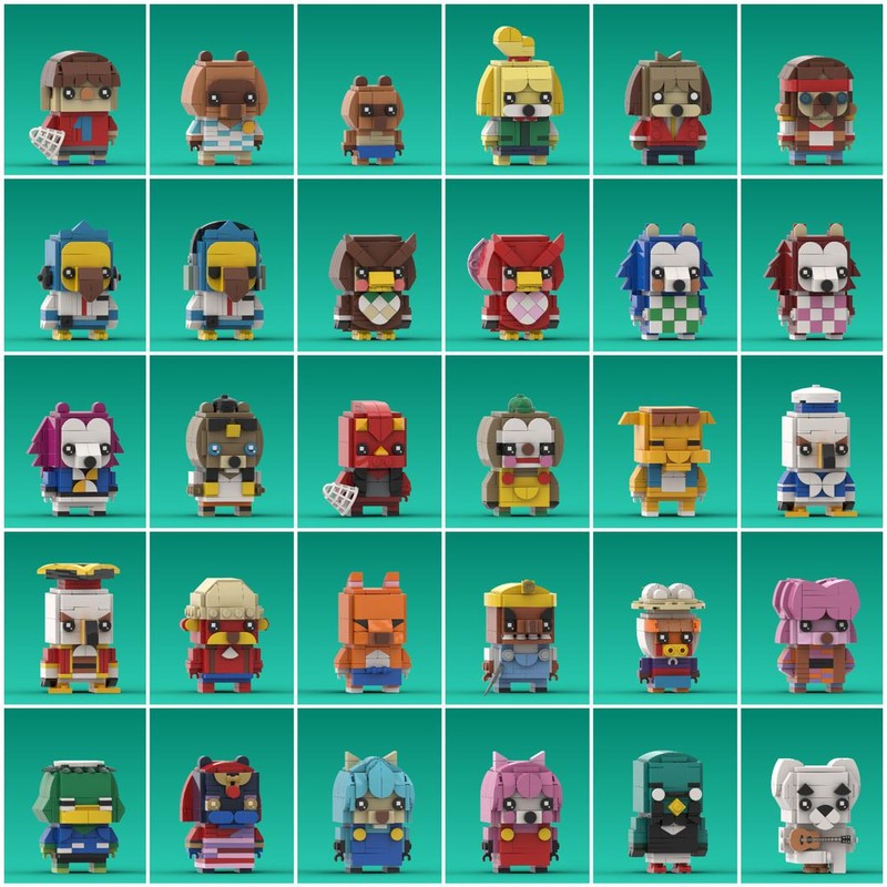 LEGO MOC Animal Crossing Brickheadz Collection by DrBrickheadz ...