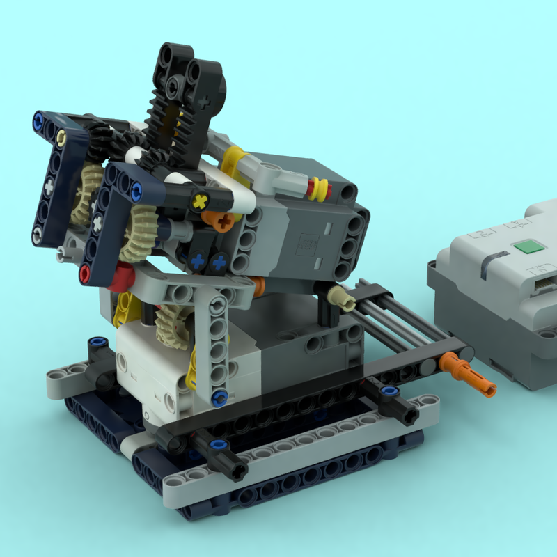 LEGO MOC electro bow (42112 + 2motors) by Сергійs | Rebrickable - Build ...