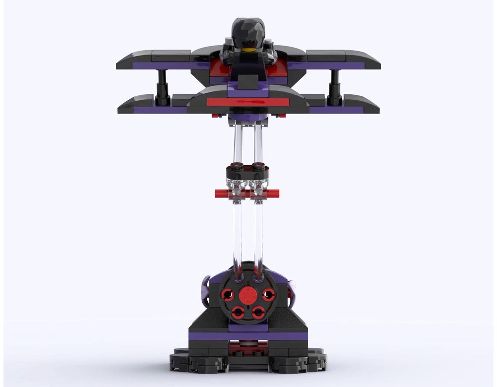 LEGO MOC MINI AEREO -BIPLANE BLACK-PURPLE- by EmanueLego | Rebrickable ...
