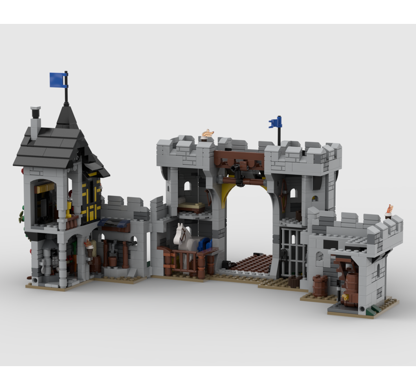LEGO MOC Black Falcons Fortress by MidiBricks | Rebrickable - Build ...