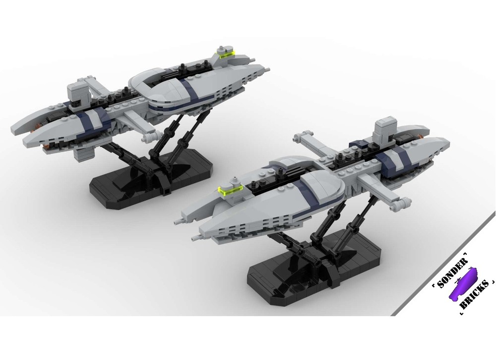 Lego Moc Midi Munificent Class Star Frigate By Sonderbricks