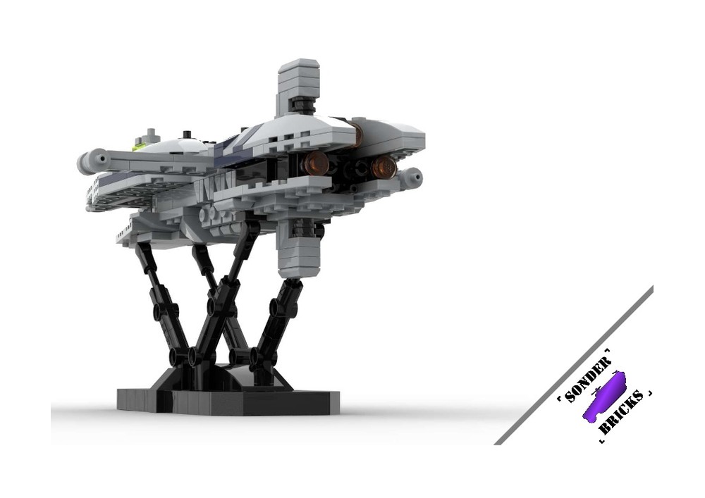 Lego Moc Midi Munificent Class Star Frigate By Sonderbricks