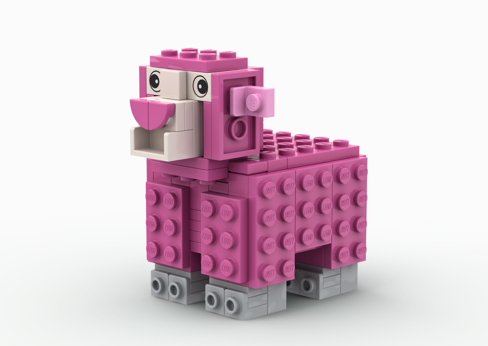 LEGO MOC Minecraft Pink Sheep by The Bobby Brix Channel | Rebrickable ...