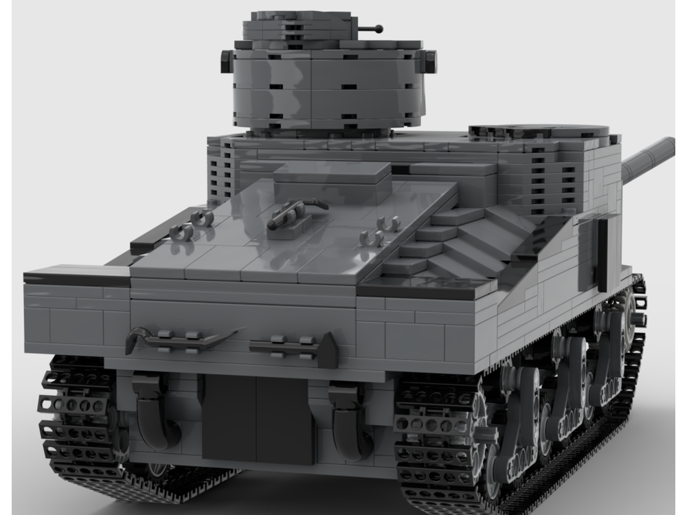 Lego Moc M3 Lee I Medium Tank By Etphhm Rebrickable Build With Lego