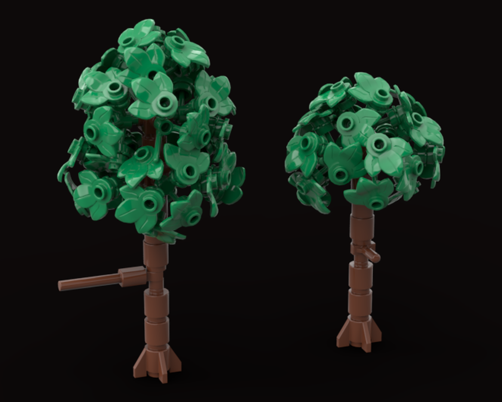 LEGO MOC small trees by CreatorExpert | Rebrickable - Build with LEGO
