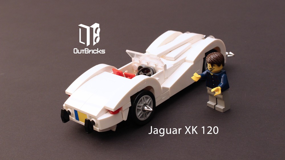 LEGO MOC Jaguar XK 120 by OutBricks | Rebrickable - Build with LEGO