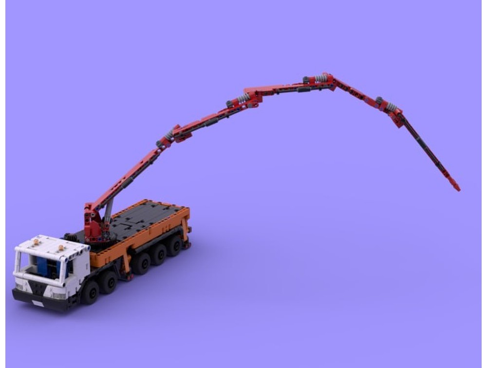 LEGO MOC Daewoo Novus concrete pump 10x4x6 by _Electro_ | Rebrickable ...