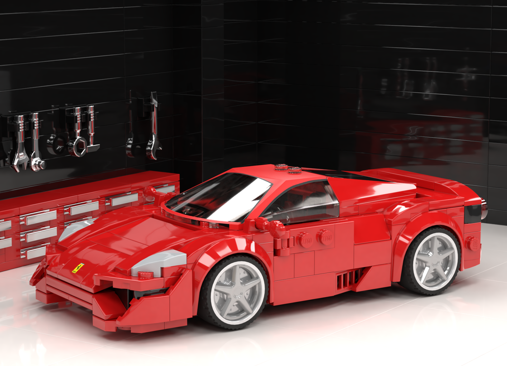 LEGO MOC Ferrari F360 by IronBricks17 | Rebrickable - Build with LEGO