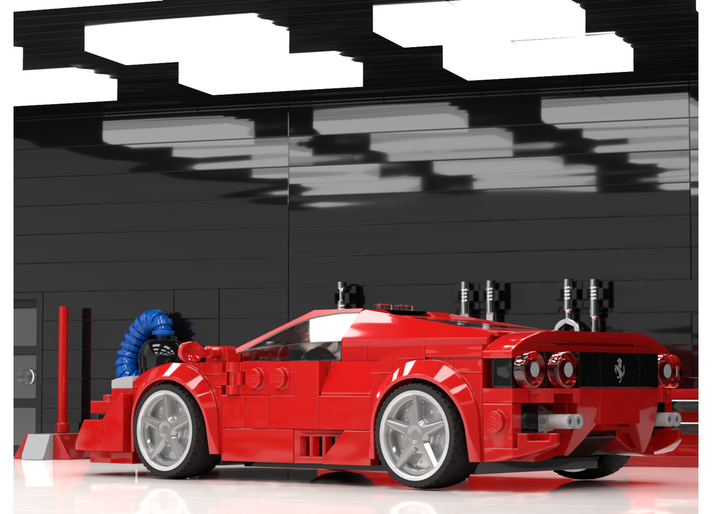 LEGO MOC Ferrari F360 by IronBricks17 | Rebrickable - Build with LEGO