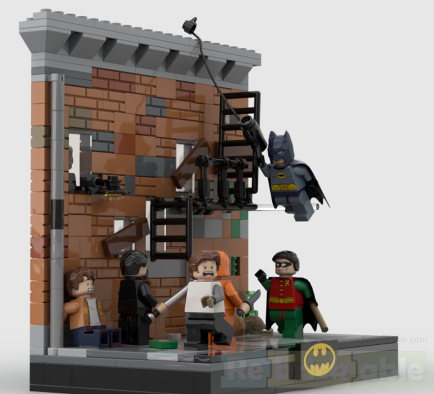 LEGO MOC Dynamic duo diorama by thejedibrick | Rebrickable - Build with ...