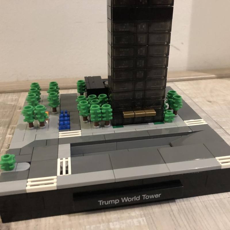 Lego Moc Trump World Tower 11000 Scale By Brickitectureeu