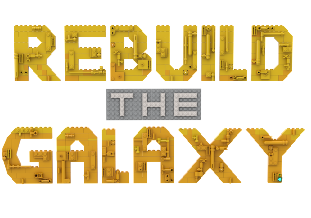 LEGO MOC Rebuild The Galaxy Logo by OrchardBuilds | Rebrickable - Build ...