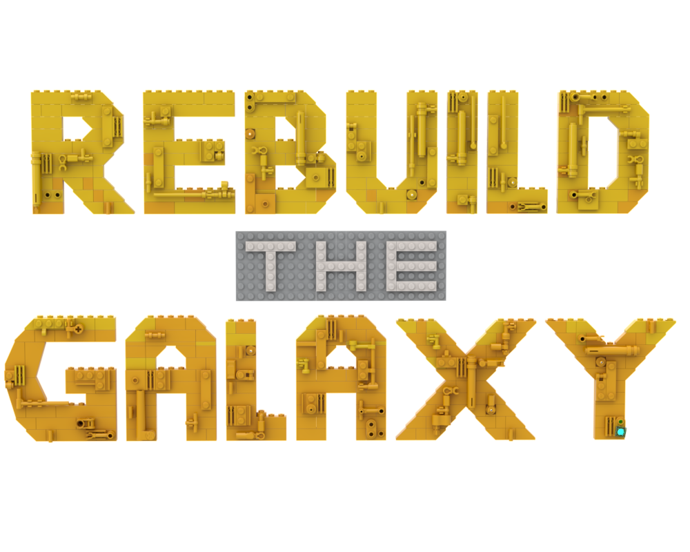 LEGO MOC Rebuild The Galaxy Logo by OrchardBuilds | Rebrickable - Build ...