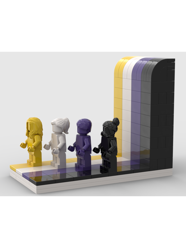 LEGO MOC Nonbinary Flag - Everyone is Awesome by HoneyBeeAce ...