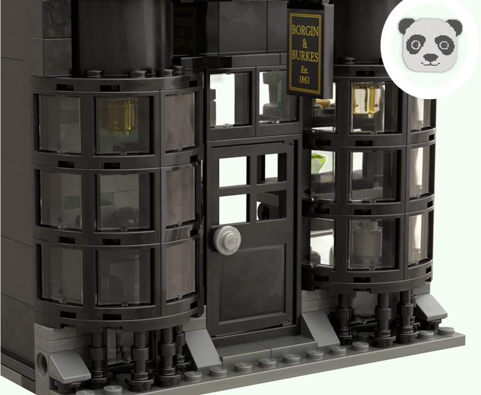 LEGO MOC Knockturn Alley - Borgin & Burkes and Floo Network by ...