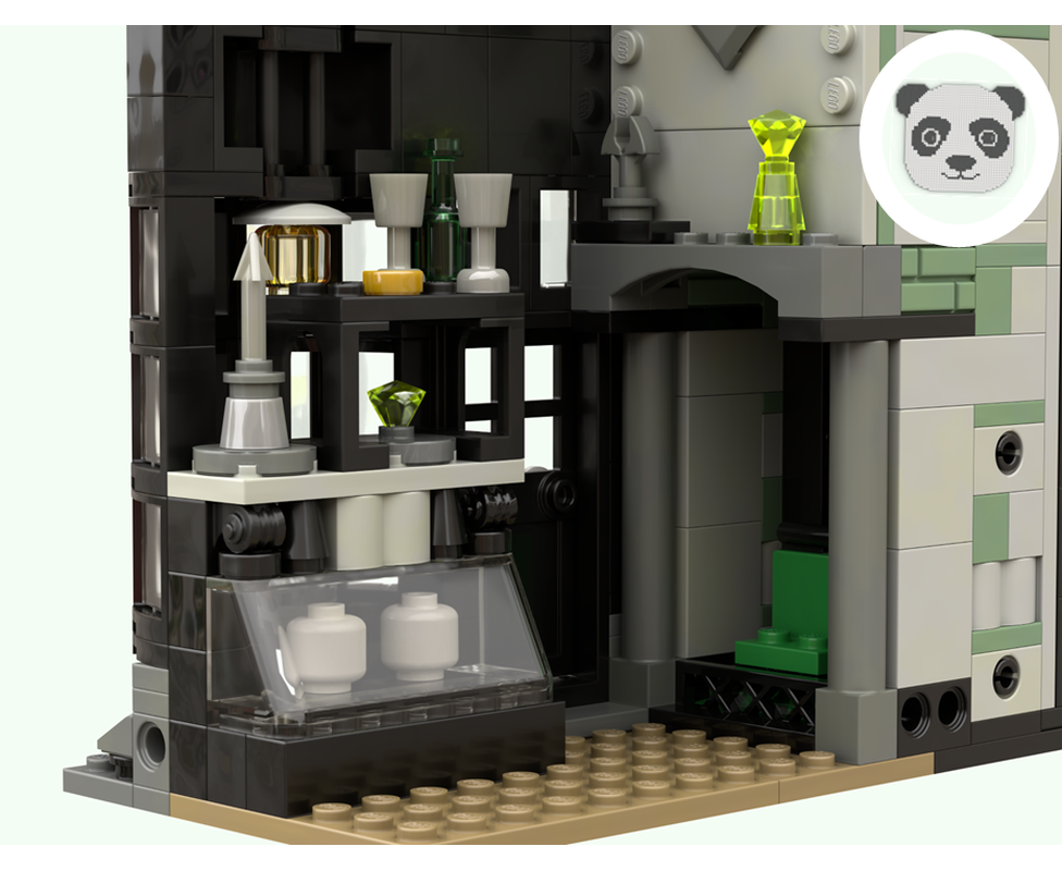 LEGO MOC Knockturn Alley - Borgin & Burkes and Floo Network by ...