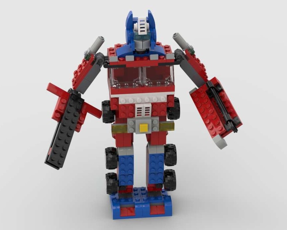 LEGO MOC Simple and cheap Optimus by DtxMx | Rebrickable - Build with LEGO