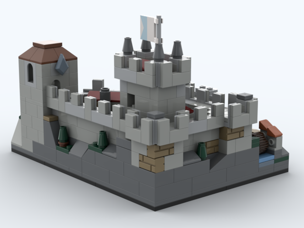 LEGO MOC Midstgale Castle by TSWilliams | Rebrickable - Build with LEGO