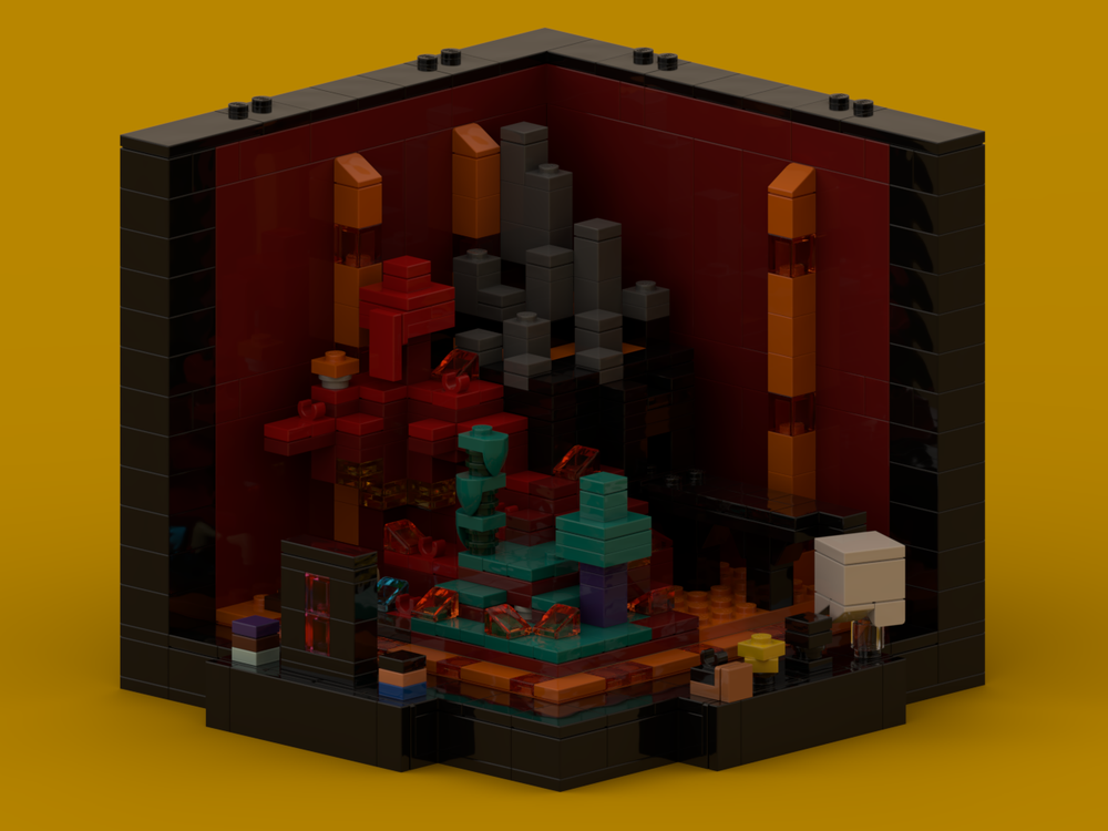 LEGO MOC Furnace Nether Microworld by Anfernyrocks | Rebrickable ...