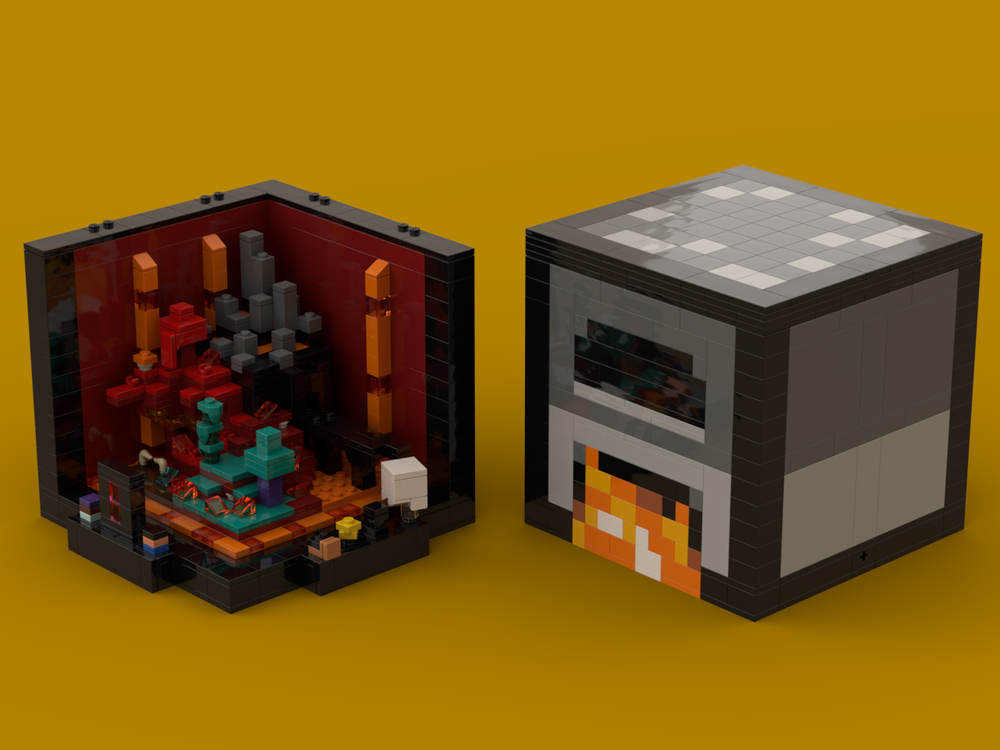 LEGO MOC Furnace Nether Microworld by Anfernyrocks | Rebrickable ...