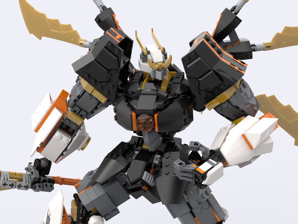 Lego Moc Coles Titan Mech Torso Upgrade By Bentobrick Rebrickable