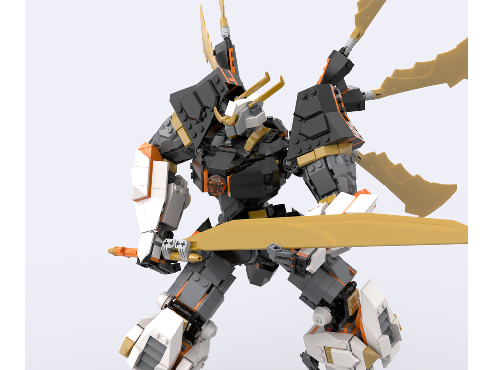 Lego Moc Coles Titan Mech Torso Upgrade By Bentobrick Rebrickable