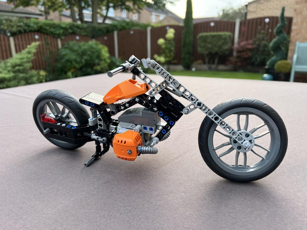 LEGO MOC Long-Fork Chopper by s90sml | Rebrickable - Build with LEGO