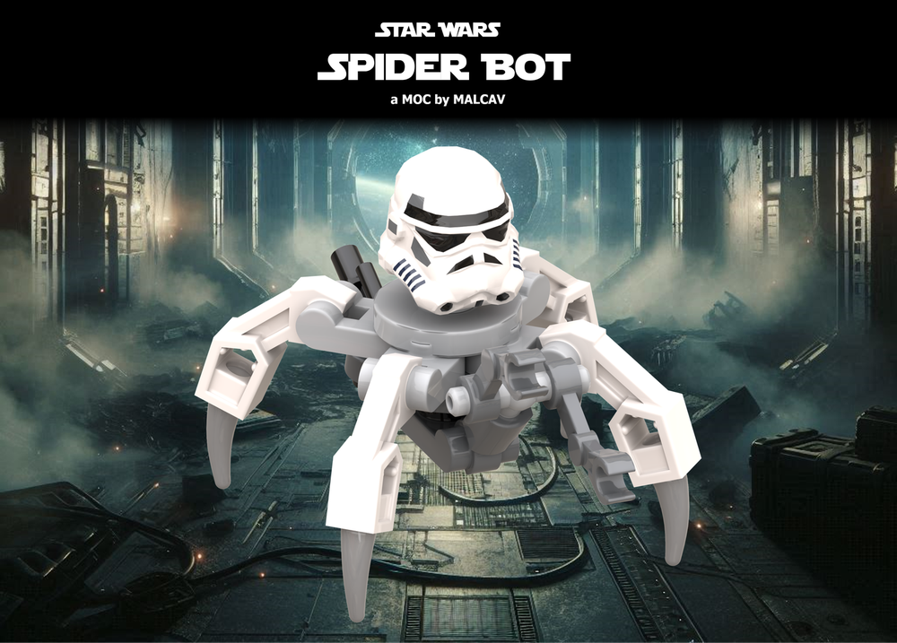 LEGO MOC Spider Bot by Malcav | Rebrickable - Build with LEGO