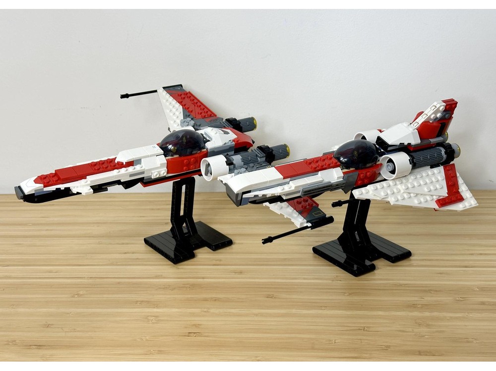 Lego Moc 9 In 1 Alternate Builds Bundle 75388 Bobs Starfighter By