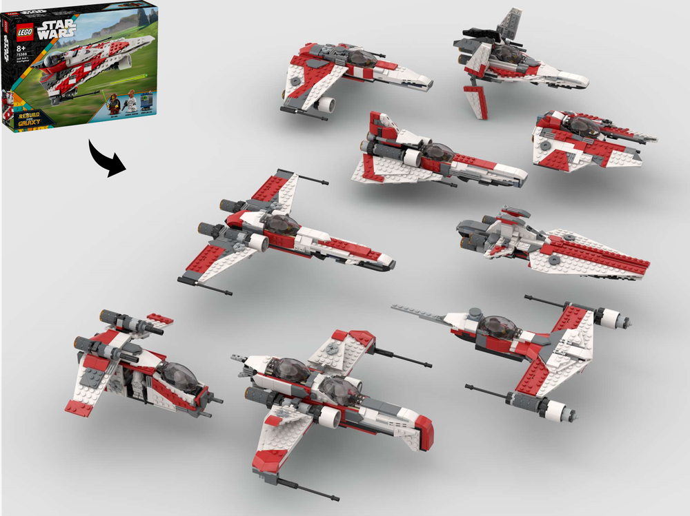 LEGO MOC 9-in-1 Alternate Builds Bundle - 75388 Bob's Starfighter by ...