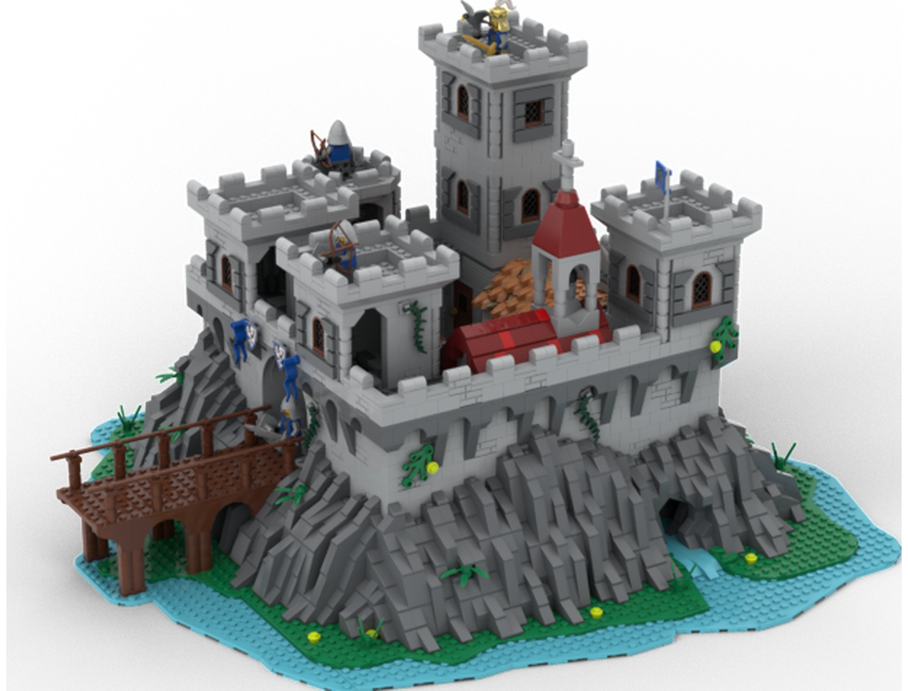 Lego Moc Medieval Eagle Castle By Cegeha Elbe Rebrickable Build