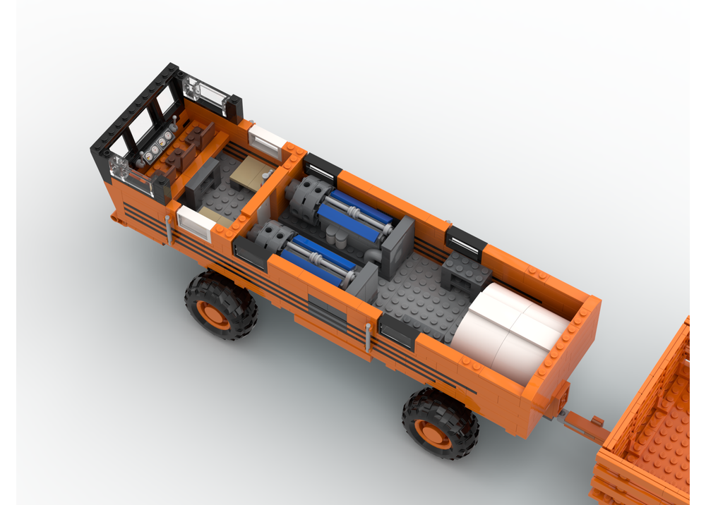 Lego Moc Vc 22 Sno Freighter Minifig Scale By Bricksota Rebrickable