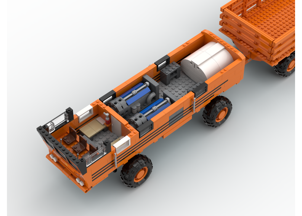 Lego Moc Vc 22 Sno Freighter Minifig Scale By Bricksota Rebrickable
