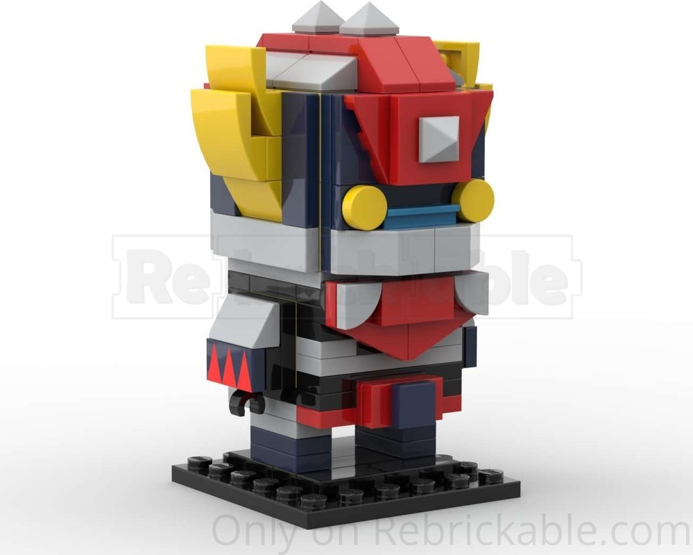 LEGO MOC-195060 UFO Robo Grendizer / Goldorak - BrickHeadz by LP14 ...