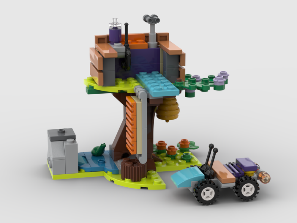 LEGO MOC Mia's Forest Observation Deck by brixdan64 | Rebrickable ...