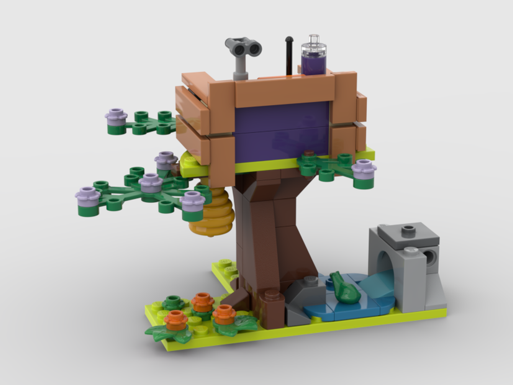 LEGO MOC Mia's Forest Observation Deck by brixdan64 | Rebrickable ...