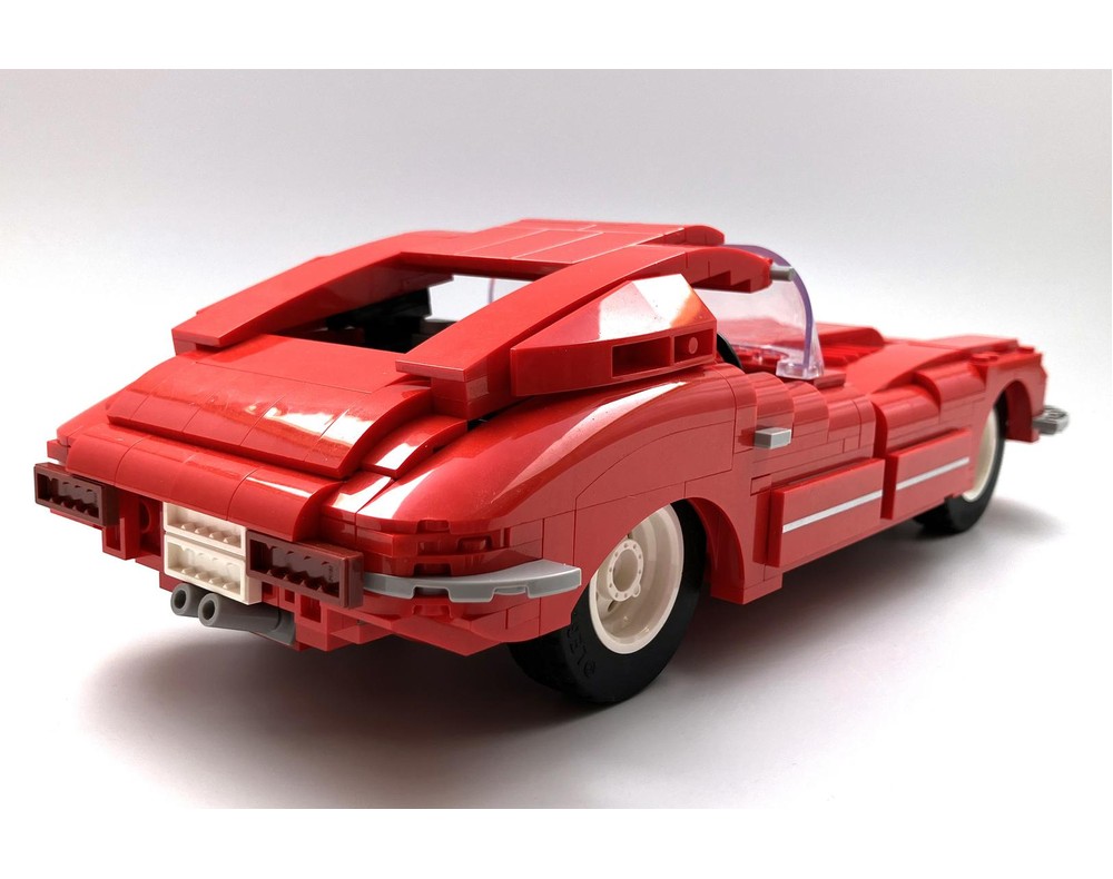 Lego Moc 10321 Jaguar E Type By Inidatti Rebrickable Build With Lego