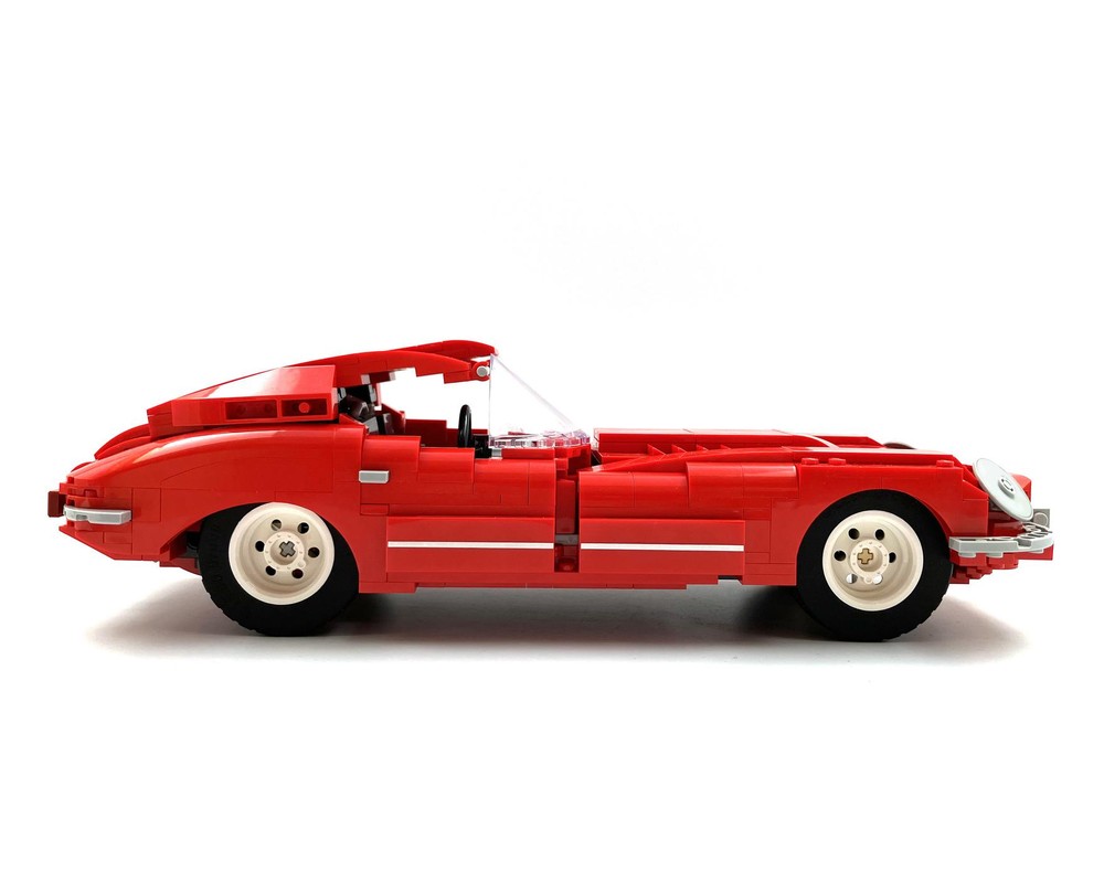 Lego Moc 10321 Jaguar E Type By Inidatti Rebrickable Build With Lego