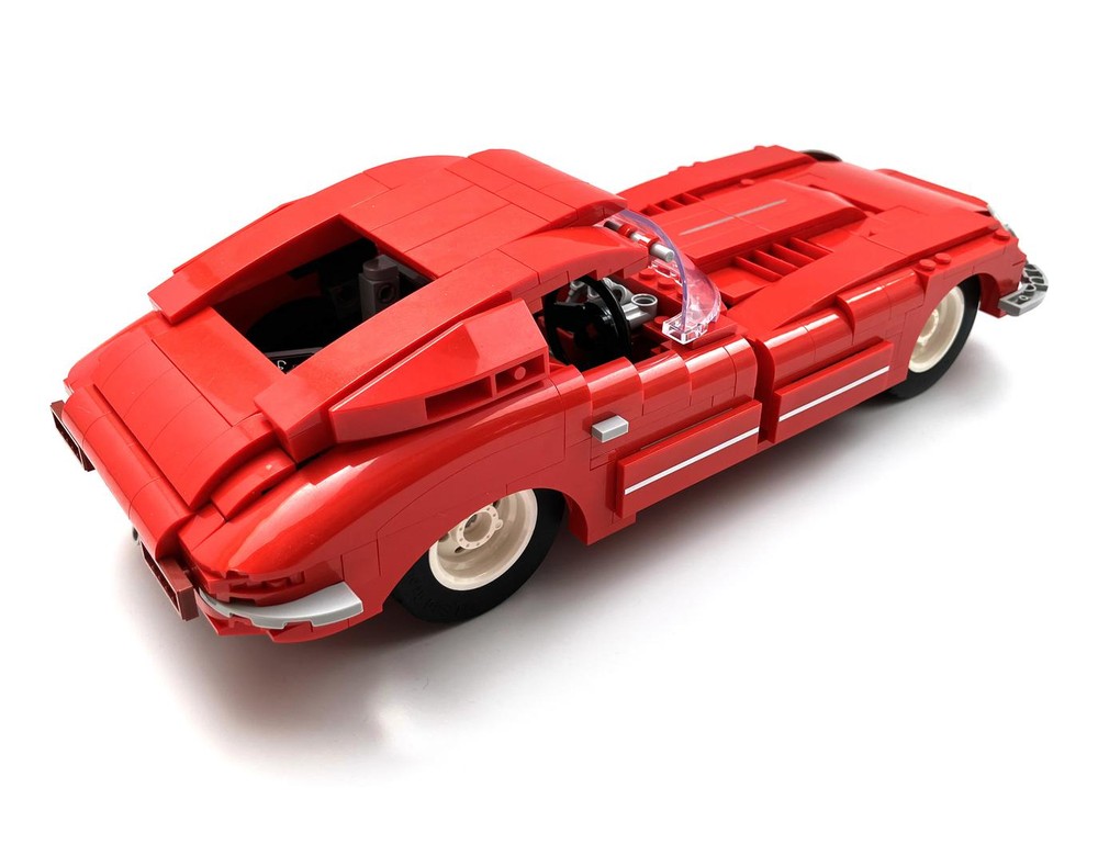 Lego Moc 10321 Jaguar E Type By Inidatti Rebrickable Build With Lego