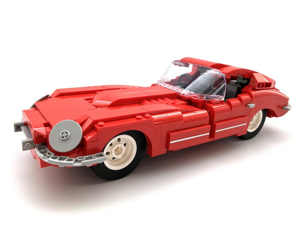LEGO MOC 10321 Jaguar E-type by inidatti | Rebrickable - Build with LEGO