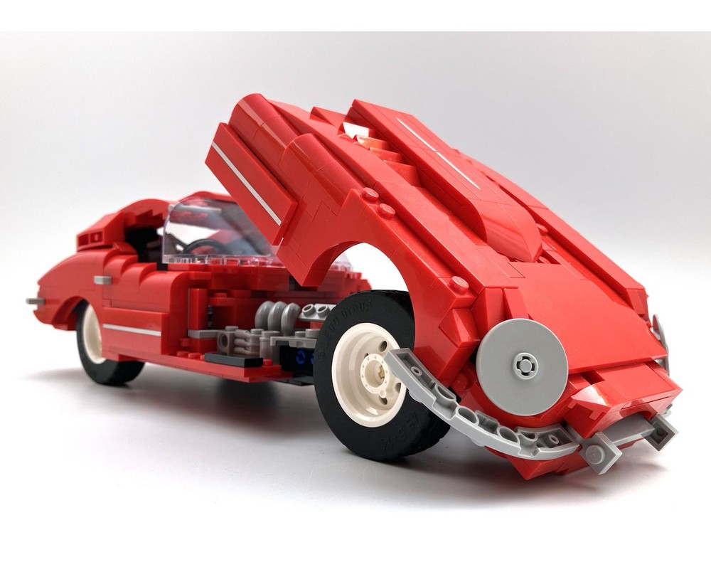 Lego Moc 10321 Jaguar E Type By Inidatti Rebrickable Build With Lego