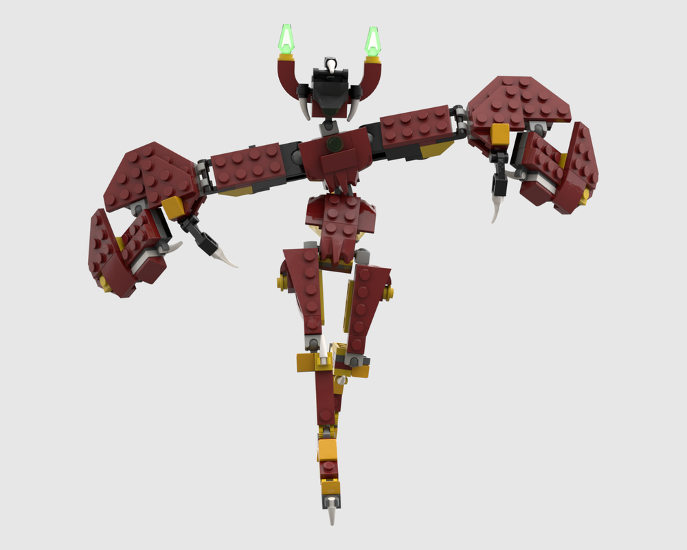 LEGO MOC The Red Mantis by Aldebaraane | Rebrickable - Build with LEGO