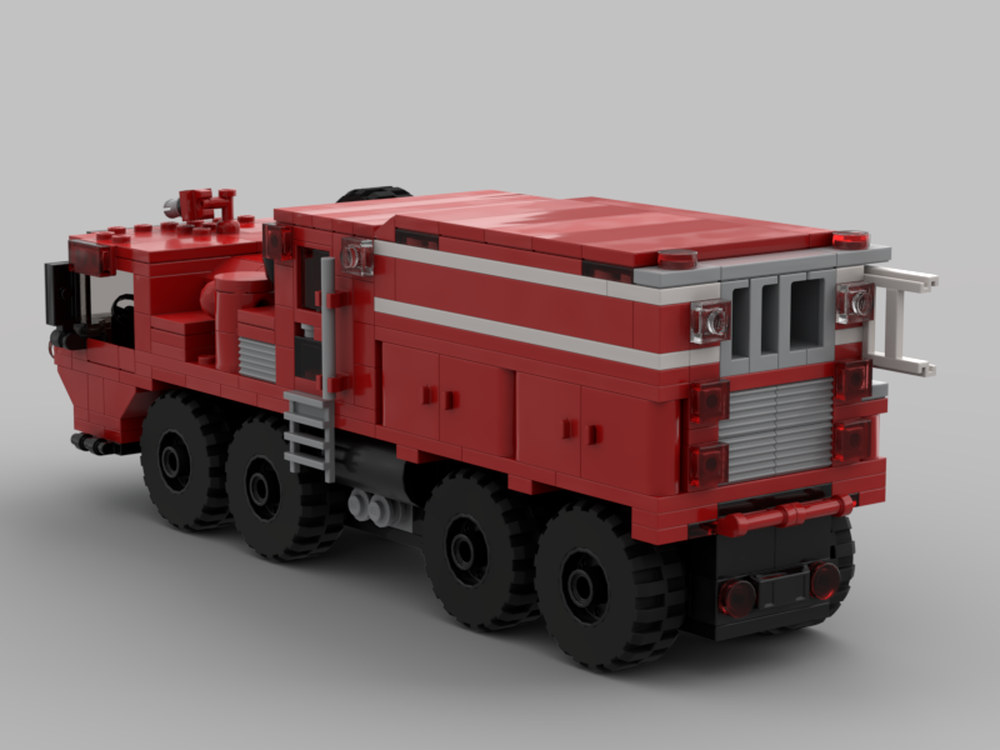 Lego Moc Oshkosh Hemtt Fire Truck By Jidbrickcreations Rebrickable