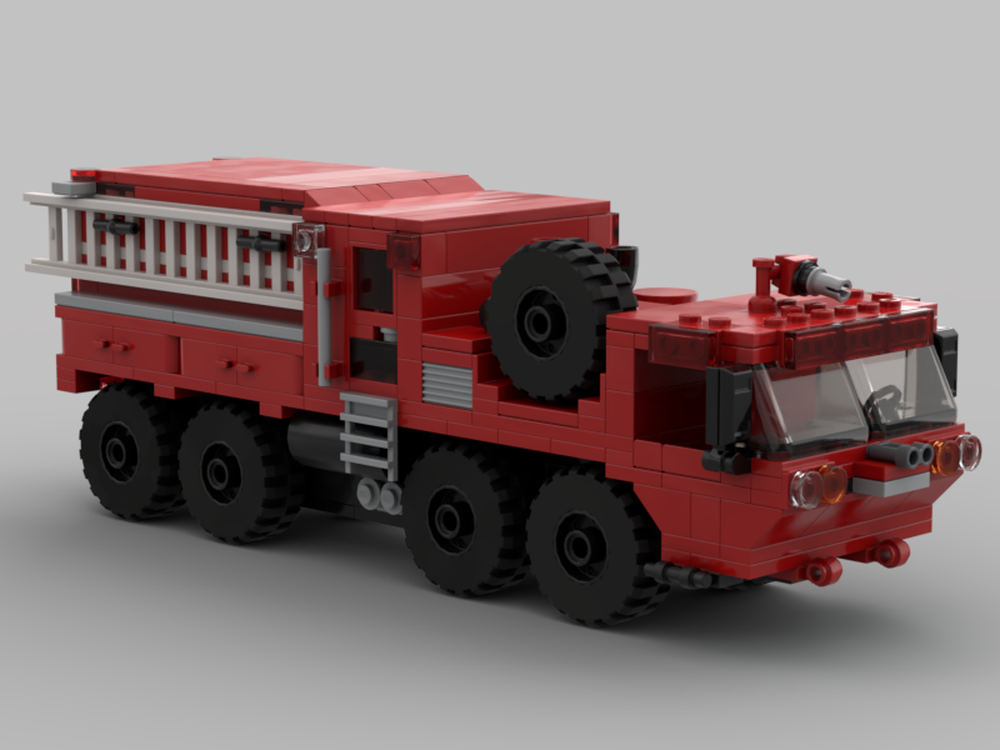 Lego Moc Oshkosh Hemtt Fire Truck By Jidbrickcreations Rebrickable