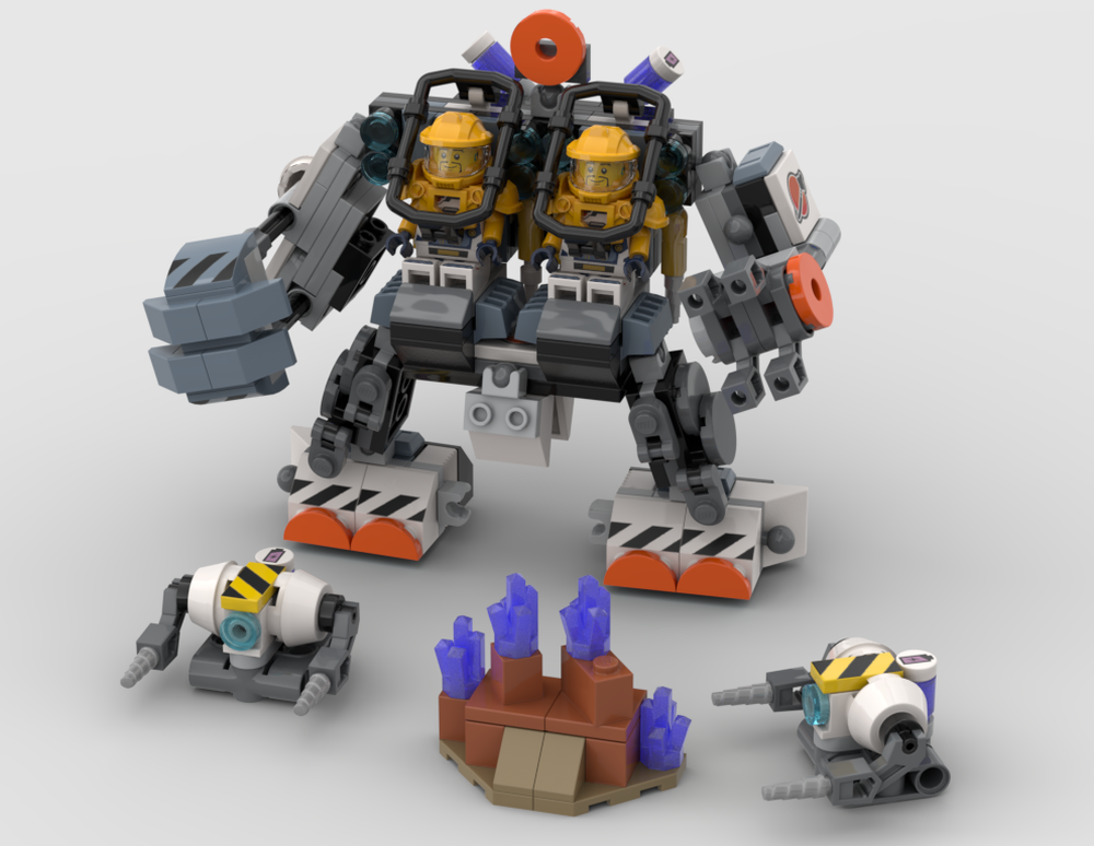 LEGO MOC Space Construction Mech 2x 60428 Alt by sgtscoopy ...