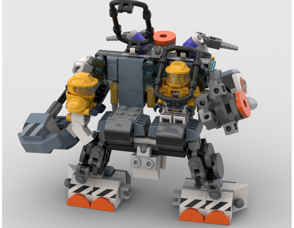 LEGO MOC Space Construction Mech 2x 60428 Alt by sgtscoopy ...